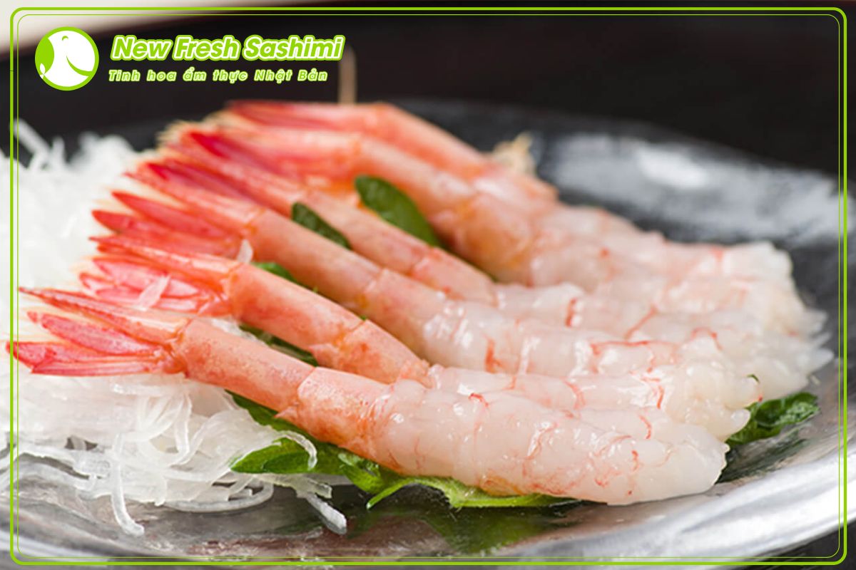 ĐỔI VỊ CHO GIA ĐÌNH VỚI MÓN SASHIMI TÔM NGỌT AMAEBI TƯƠI NGON